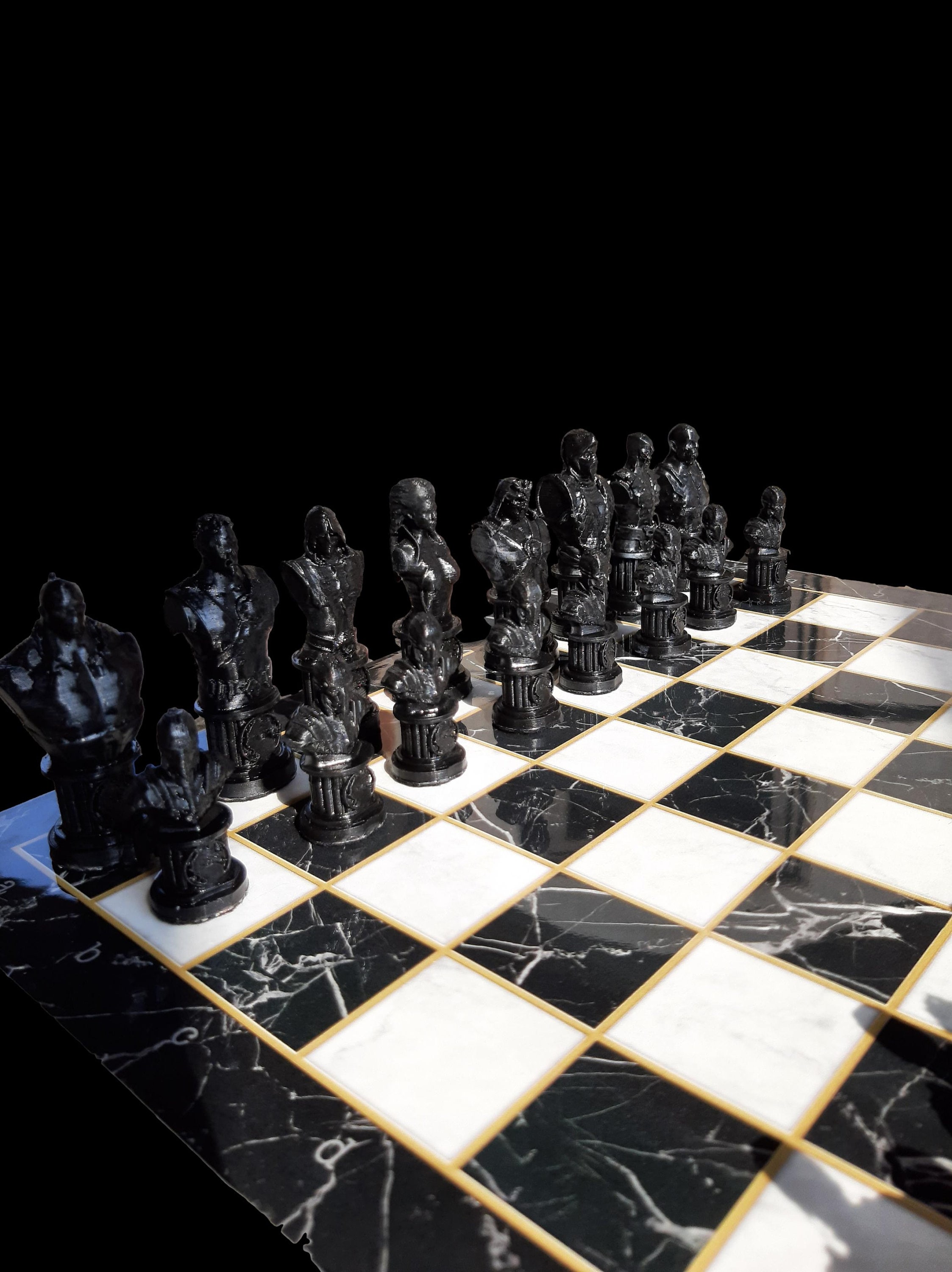 Mortal Kombat Chess Set Kombat Fight Chess Game Custom Chess Pieces ...