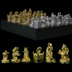 Orc Characters Chess Set With Chessboard Ches-troll Chess Set With ...