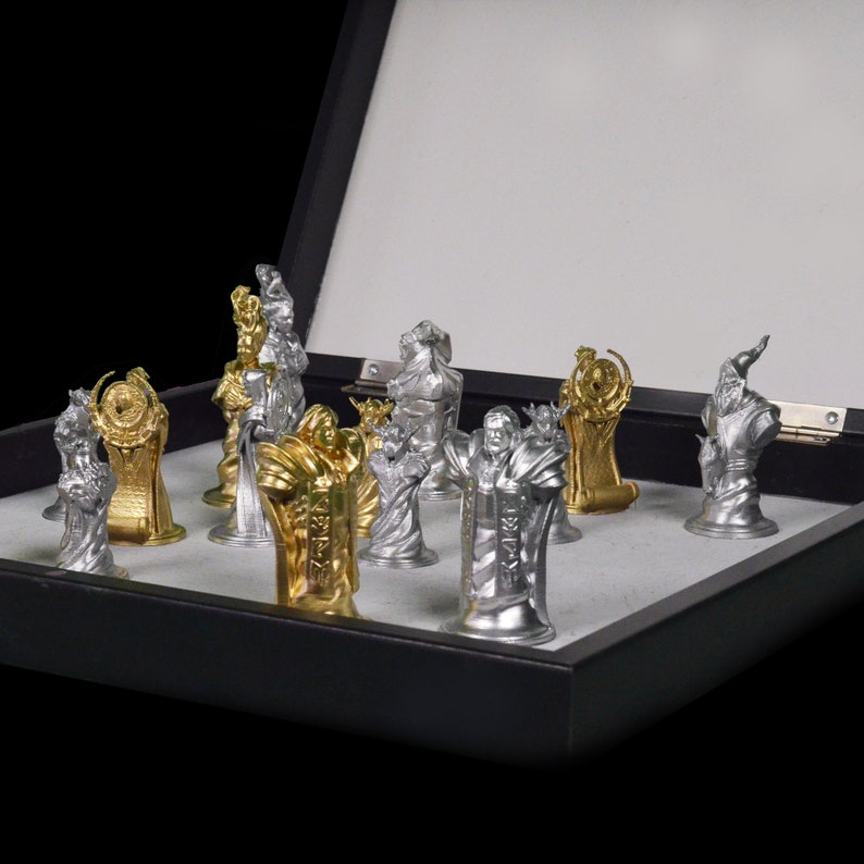 Dotas Characters Chess Set With Chessboard - Gamer Chess Gift İdea ...