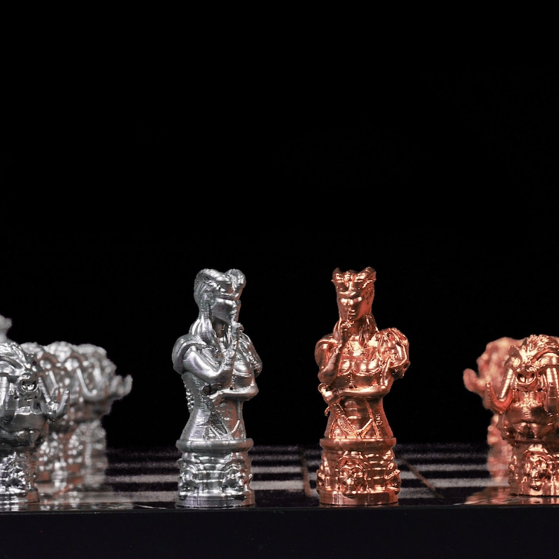 Customizable Animal Chess Set | Personalized Selection for Chess Lovers ...