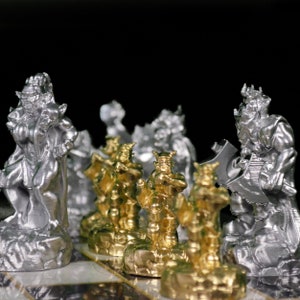 Orc Characters Chess Set With Chessboard Ches-troll Chess Set With ...