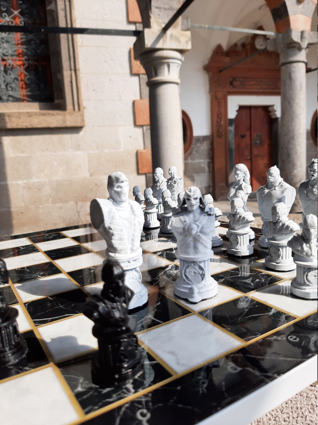 Mortal Kombat Chess Set-mortal Kombat Fight Chess Set - Etsy UK