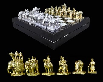 Indian Chess Set - Etsy