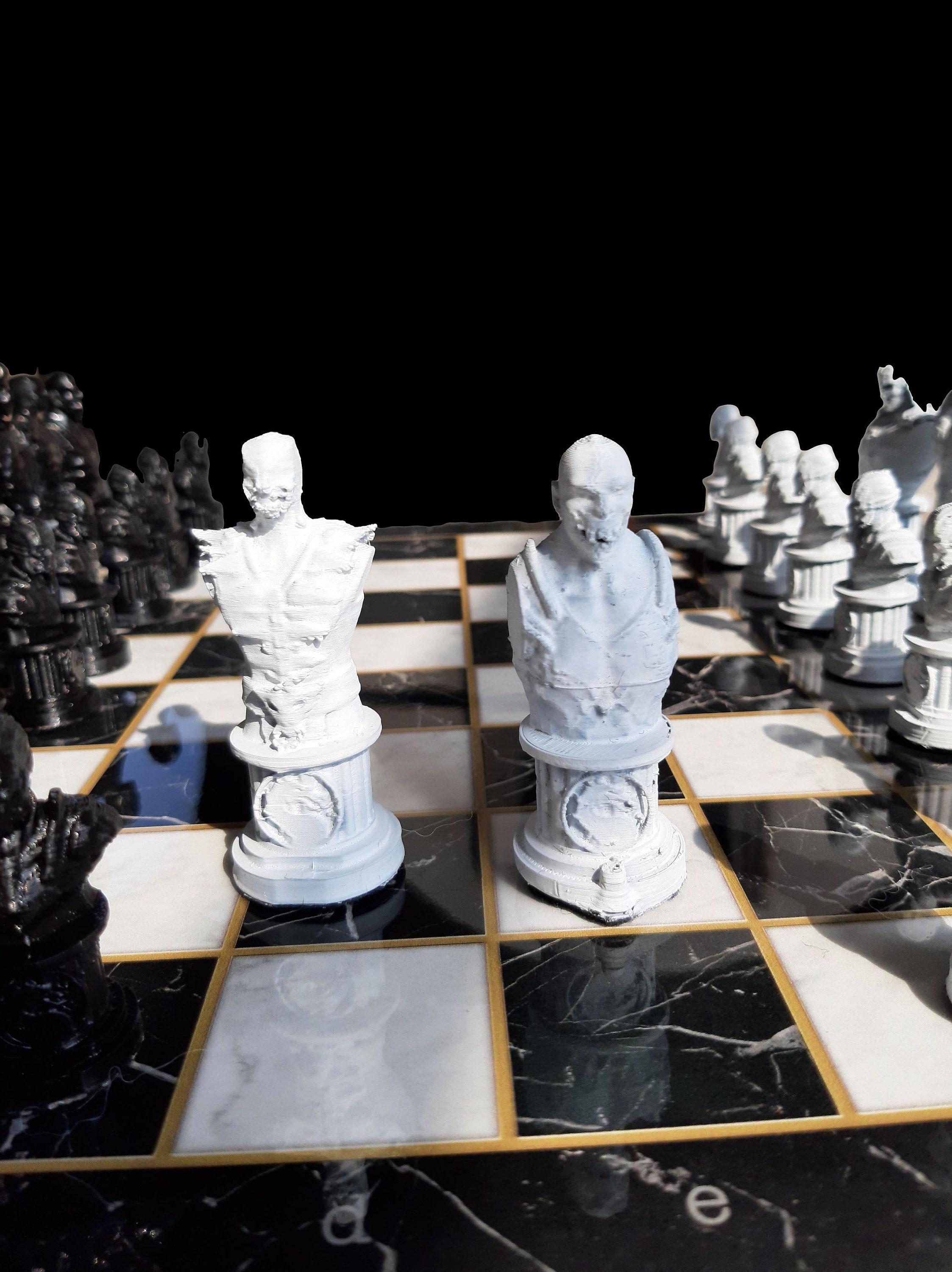 Mortal Kombat Chess Set Kombat Fight Chess Game Custom Chess Pieces ...