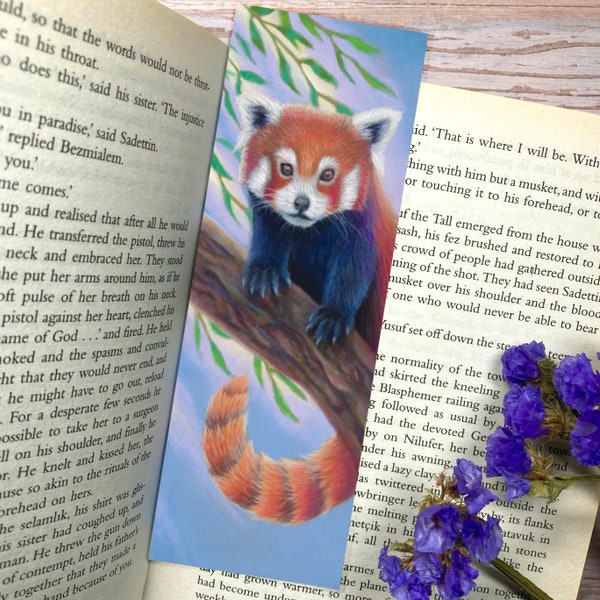 Panda Bookmark - Etsy