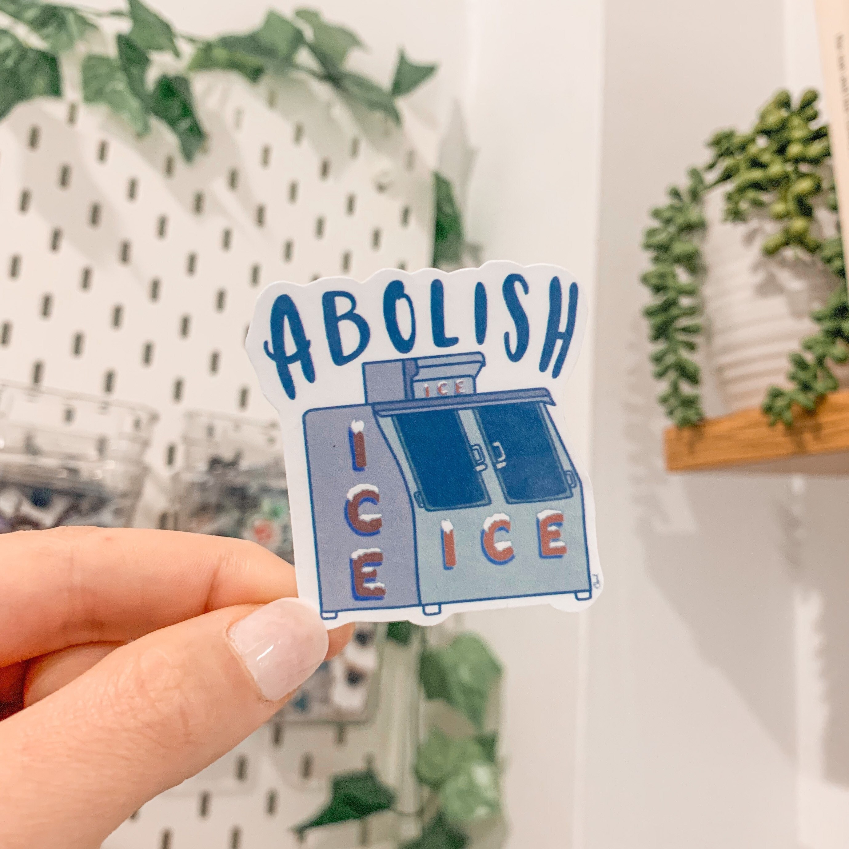 Abolish Ice Sticker Social Justice Stickers Defund Ice - Etsy