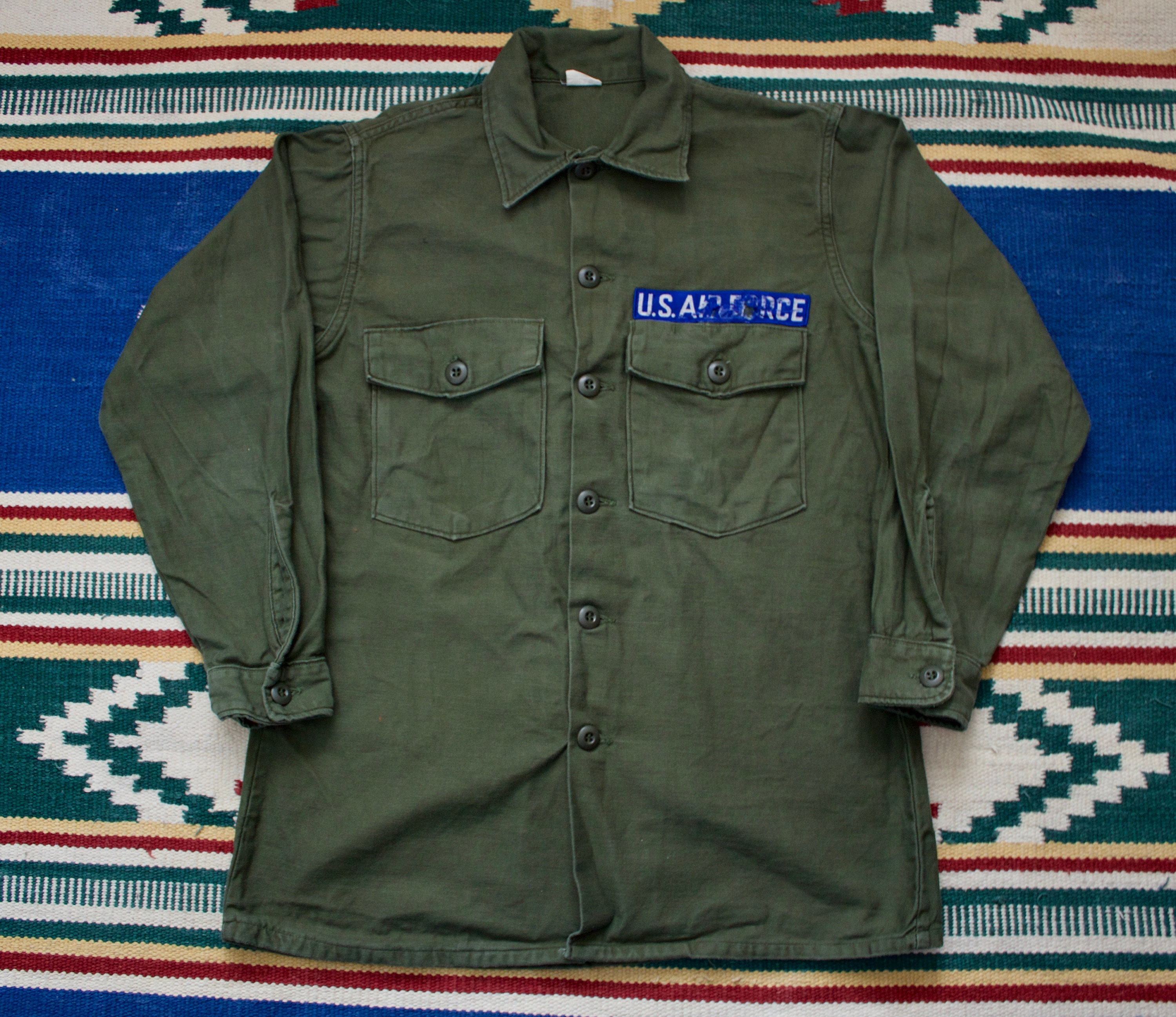OG-107 Type III US Air Force Long Sleeve Field Shirt 70s 15.5x33 - Etsy