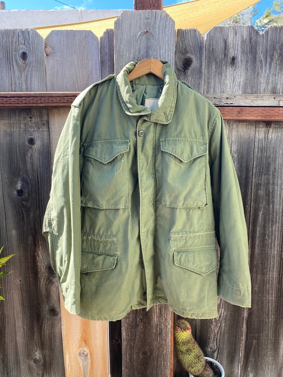 OG-107 M65 Field Jacket Vietnam Military Jacket Sz S-… - Gem