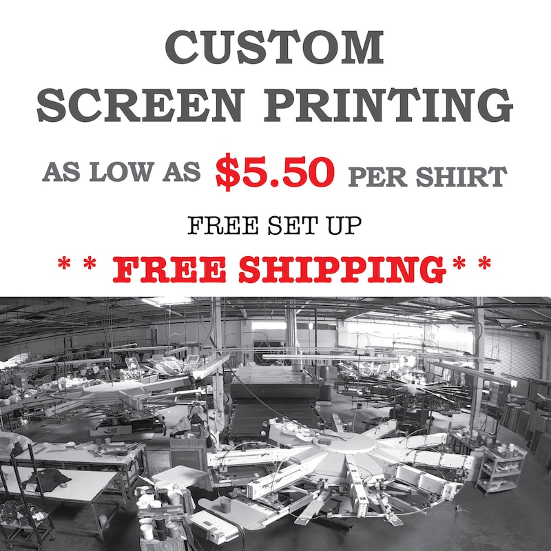 Silk Screen T Shirts - Etsy