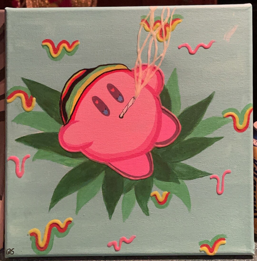 Rasta Stoner Kirby Painting - Etsy