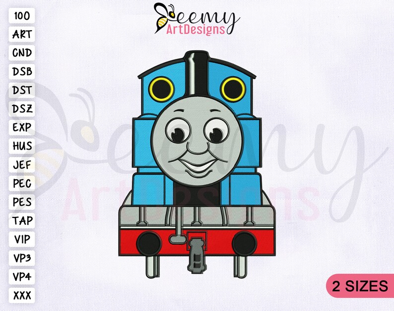 Thomas the Tank Engine Embroidery Design 4x4 and 5x7 Hoop | Etsy