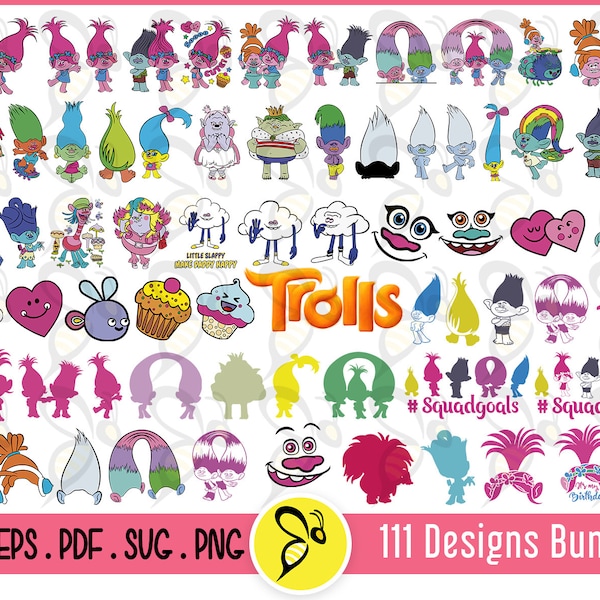 Trolls Svg - Etsy