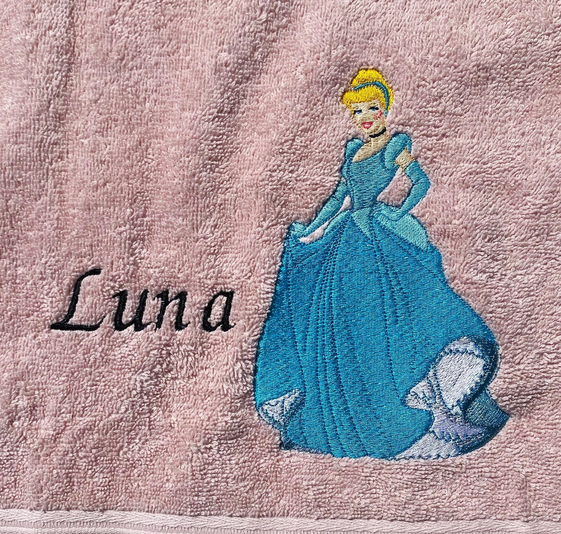 Cinderella Holding Dress Embroidery Design, Princess EMB, Princess ...