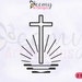 New Apostolic Cross Machine Embroidery Design | 4x4 and 5x7 Hoop EMB ...