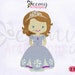 Sofia the First Machine Embroidery Design, 4x4 & 5x7 Hoop, Princess ...
