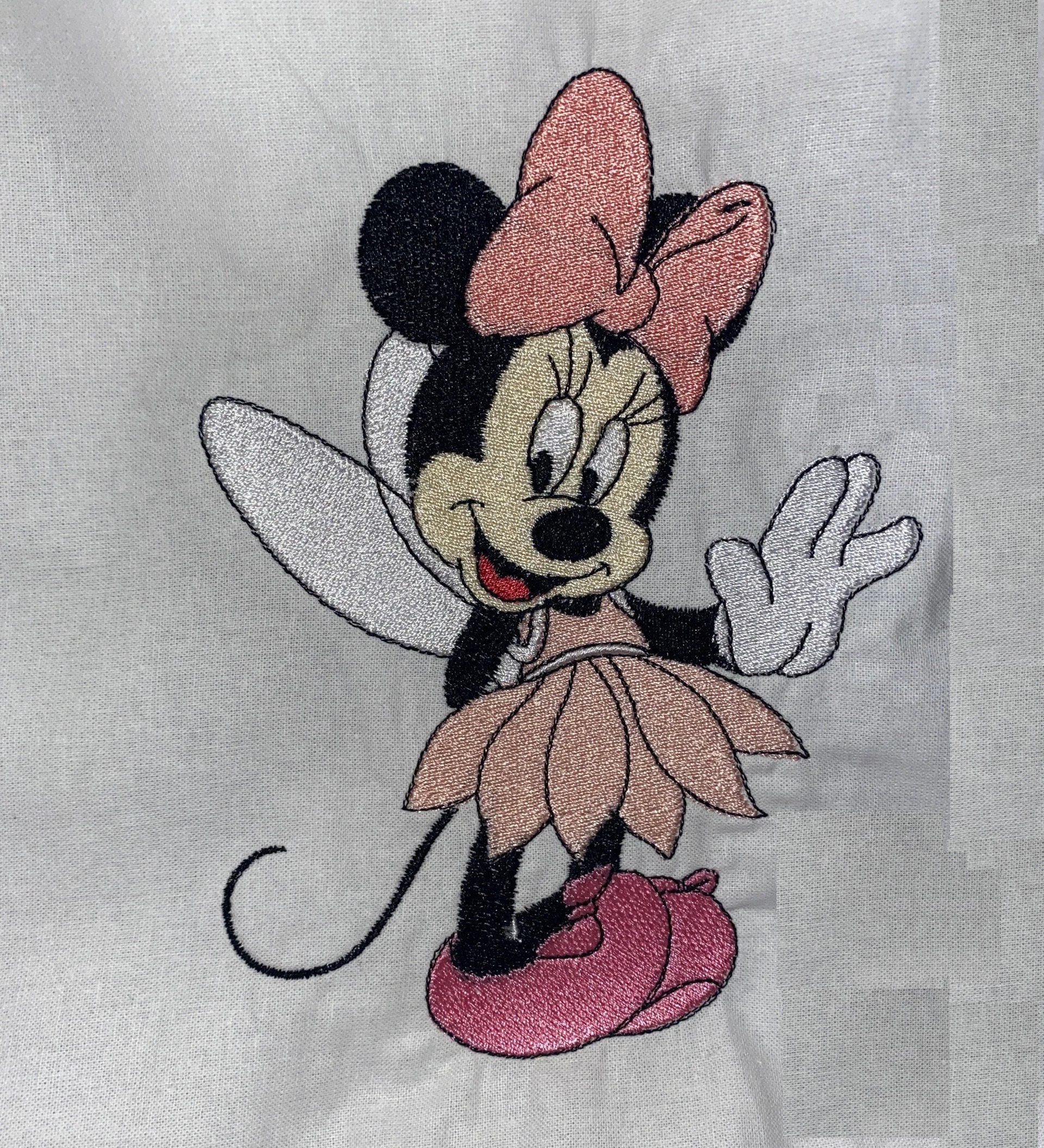 Minnie Mouse Fairy Machine Embroidery Design Minnie Fairy - Etsy Australia