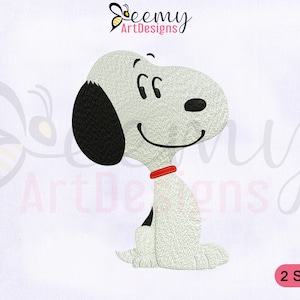Fun and Playful Snoopy Embroidery Design, 4x4 and 5x7 Hoop, Snoopy ...