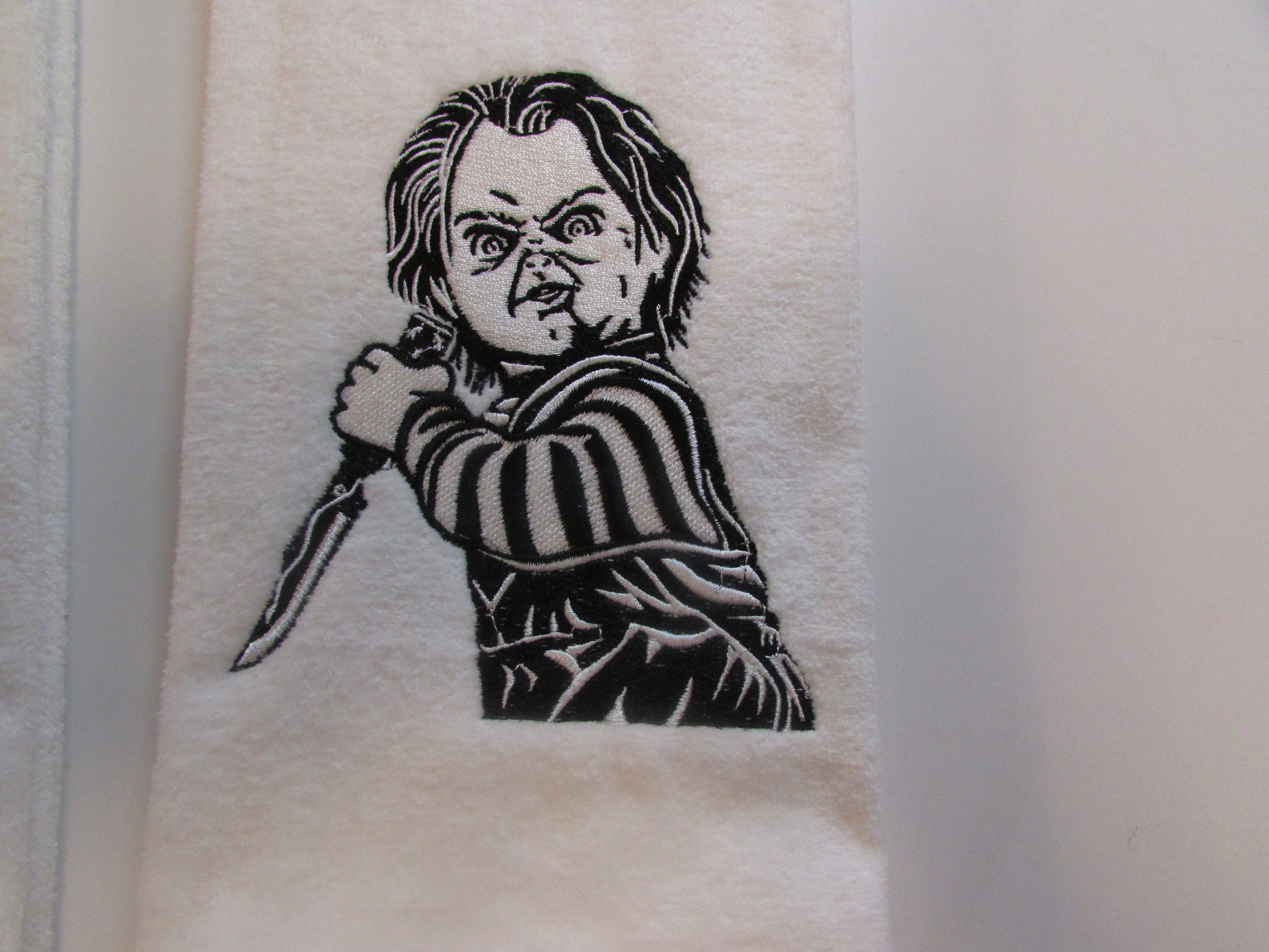 Horror Movie Killer Chucky Embroidery Design, 4x4 and 5x7 Hoop, Horror ...