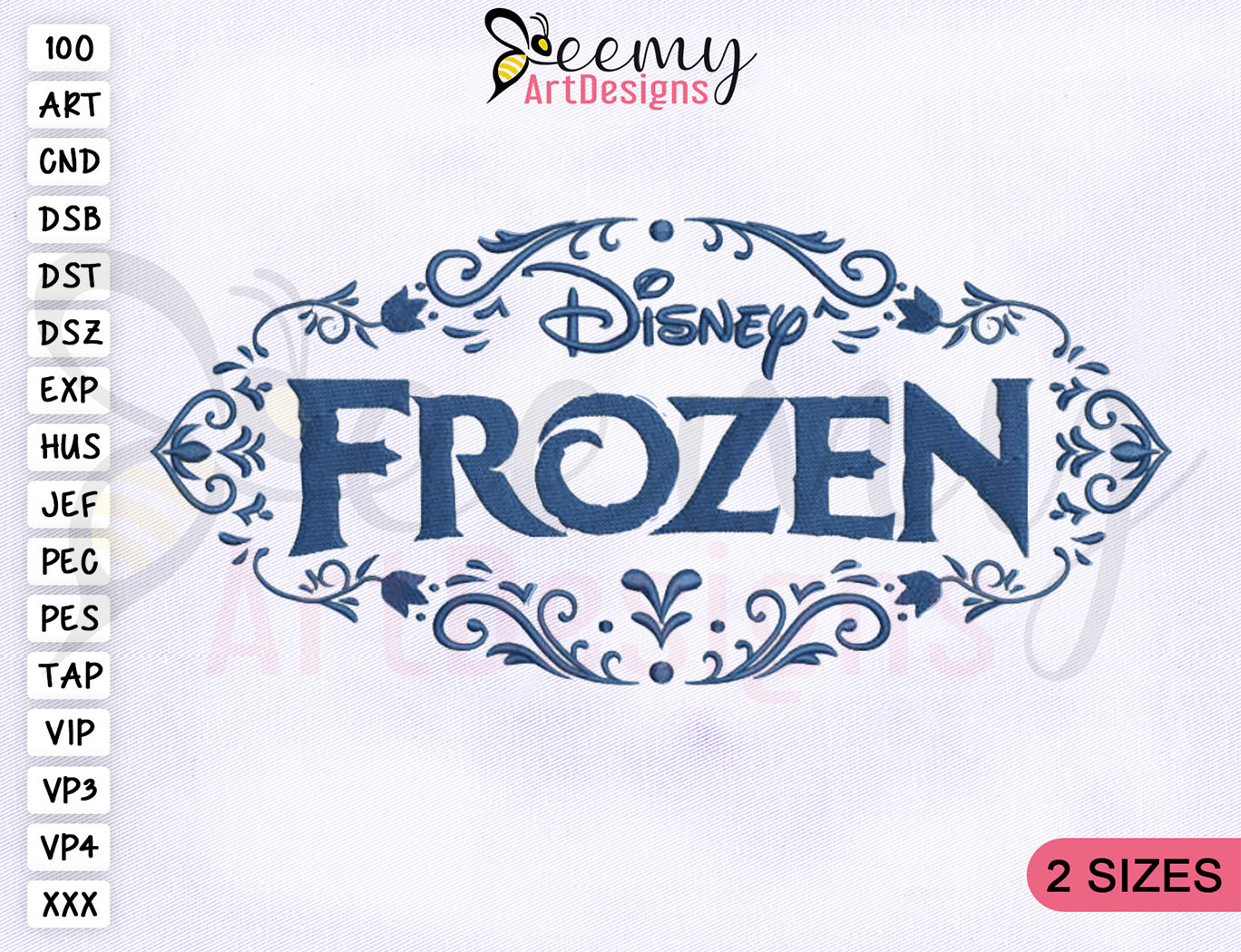 Disney Frozen Letters Font