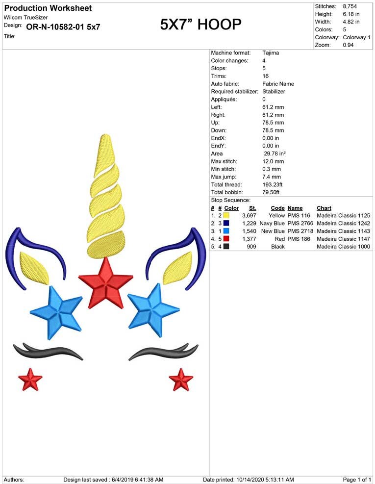 Beautiful Unicorn Machine Embroidery Design 4x4 & 5x7 | Etsy