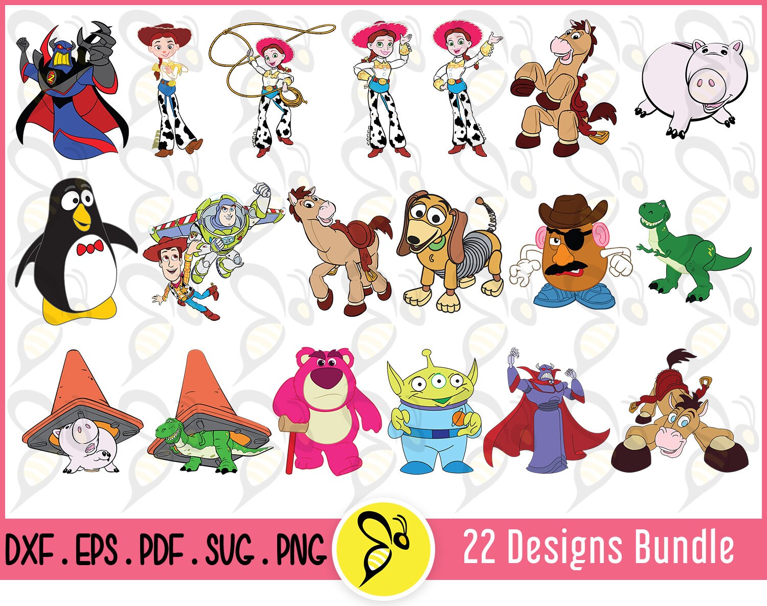 Toy Story SVG Vector Art Designs Bundle Toy Story Logo - Etsy