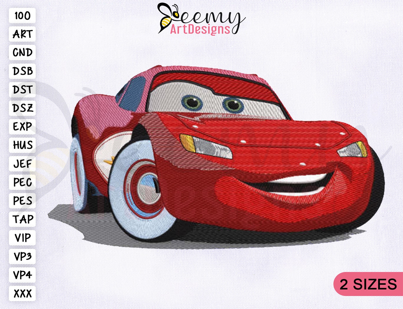 Cars Embroidery Designs Bundle, 2 Sizes EMB Designs, Cars Embroidery ...