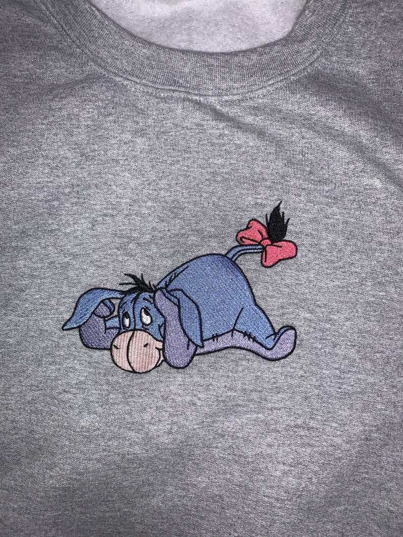 Winnie the Pooh Eeyore Embroidery Design 4x4 and 5x7 Hoop - Etsy