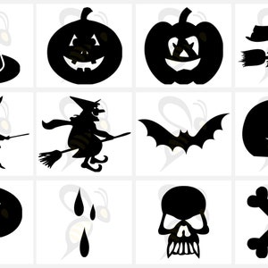 70 Halloween Silhouette Svg Bundle, Halloween Svg Bundle, Halloween ...