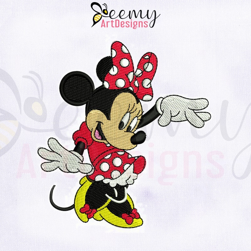 Minnie Mouse Embroidery Design - Etsy