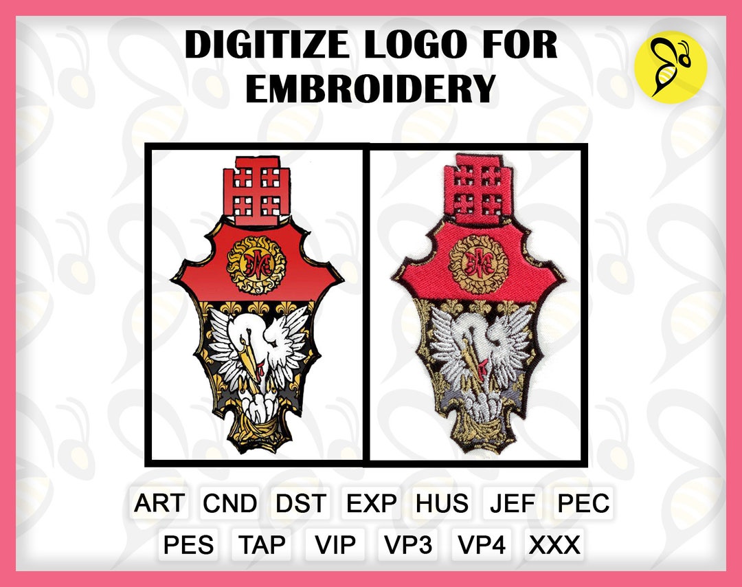 Digitize Logo for Embroidery, Custom Logo Digitizing Service, Digitized ...