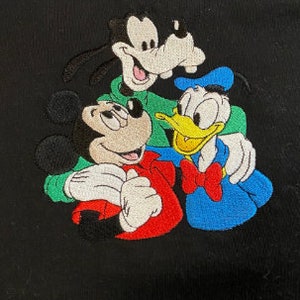Goofy Mickey and Donald Embroidery Design, 4x4 and 5x7 Hoop, Friends ...