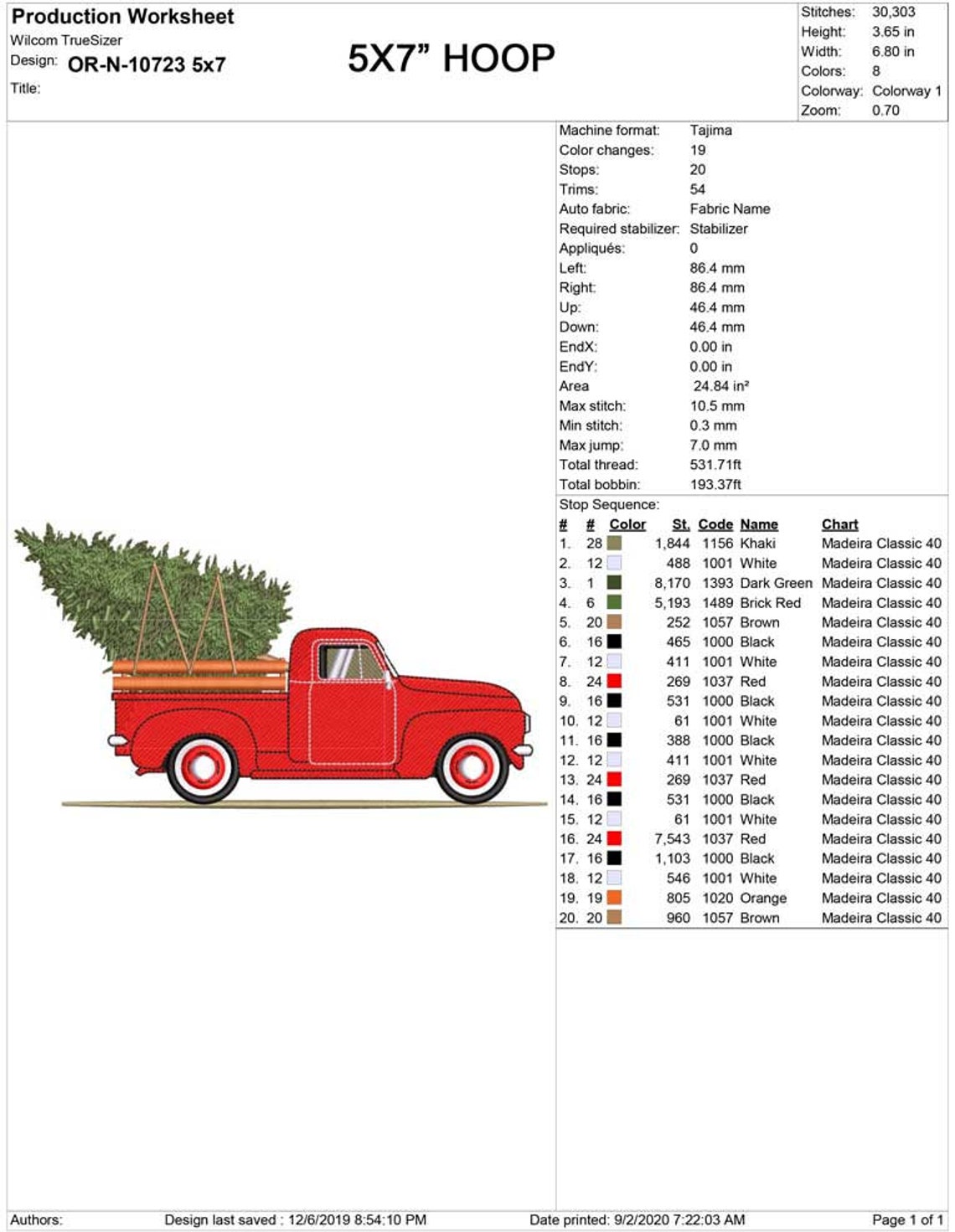 Vintage Christmas Truck Embroidery Design 4x4 & 5x7 Hoop - Etsy