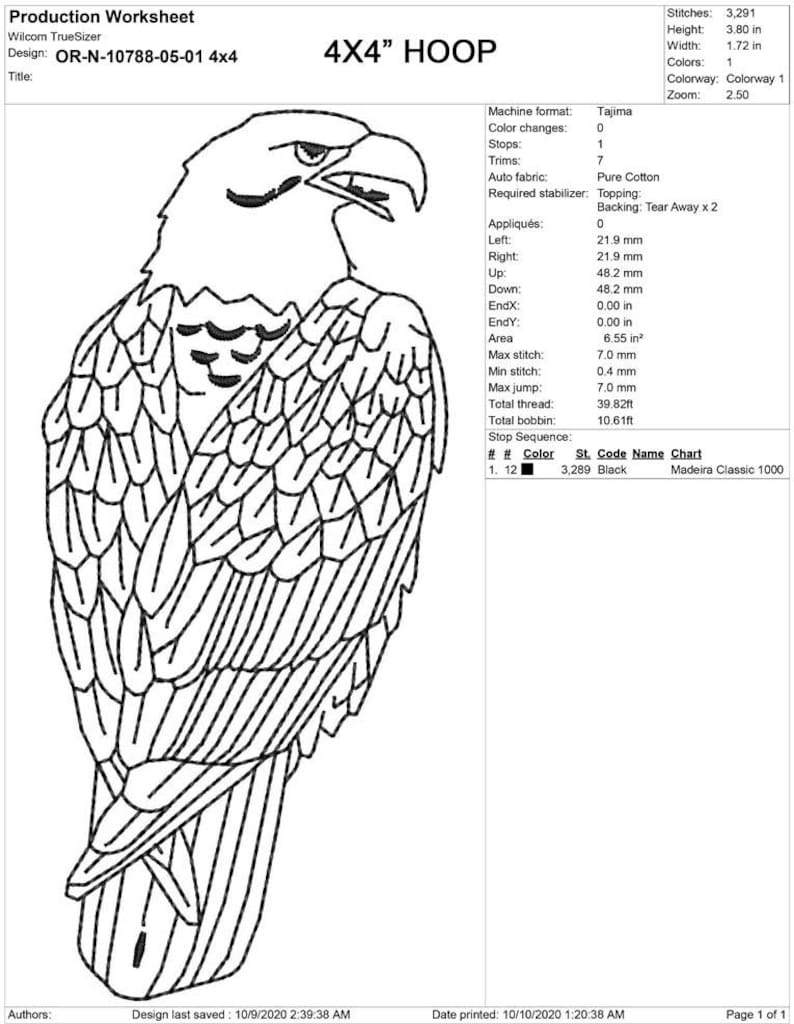 Peregrine Falcon Outline Embroidery Design 4x4 and 5x7 Hoop - Etsy