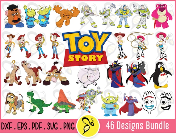 Toy Story SVG Vector Art Designs Bundle Toy Story Logo Vector | Etsy