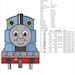 Thomas the Tank Engine Embroidery Design, 4 Sizes Embroidery Designs ...