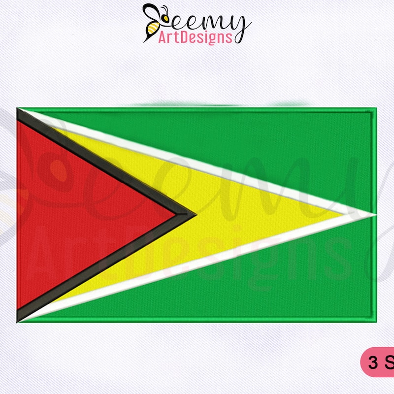 Guyana Flag Design - Etsy