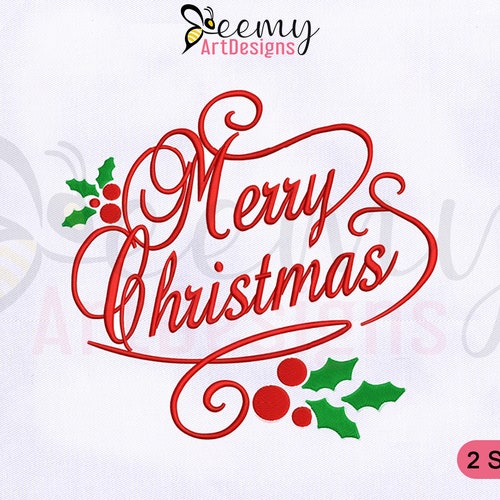 Swirl Christmas Tree Embroidery Design 4x4 & 5x7 Hoop - Etsy