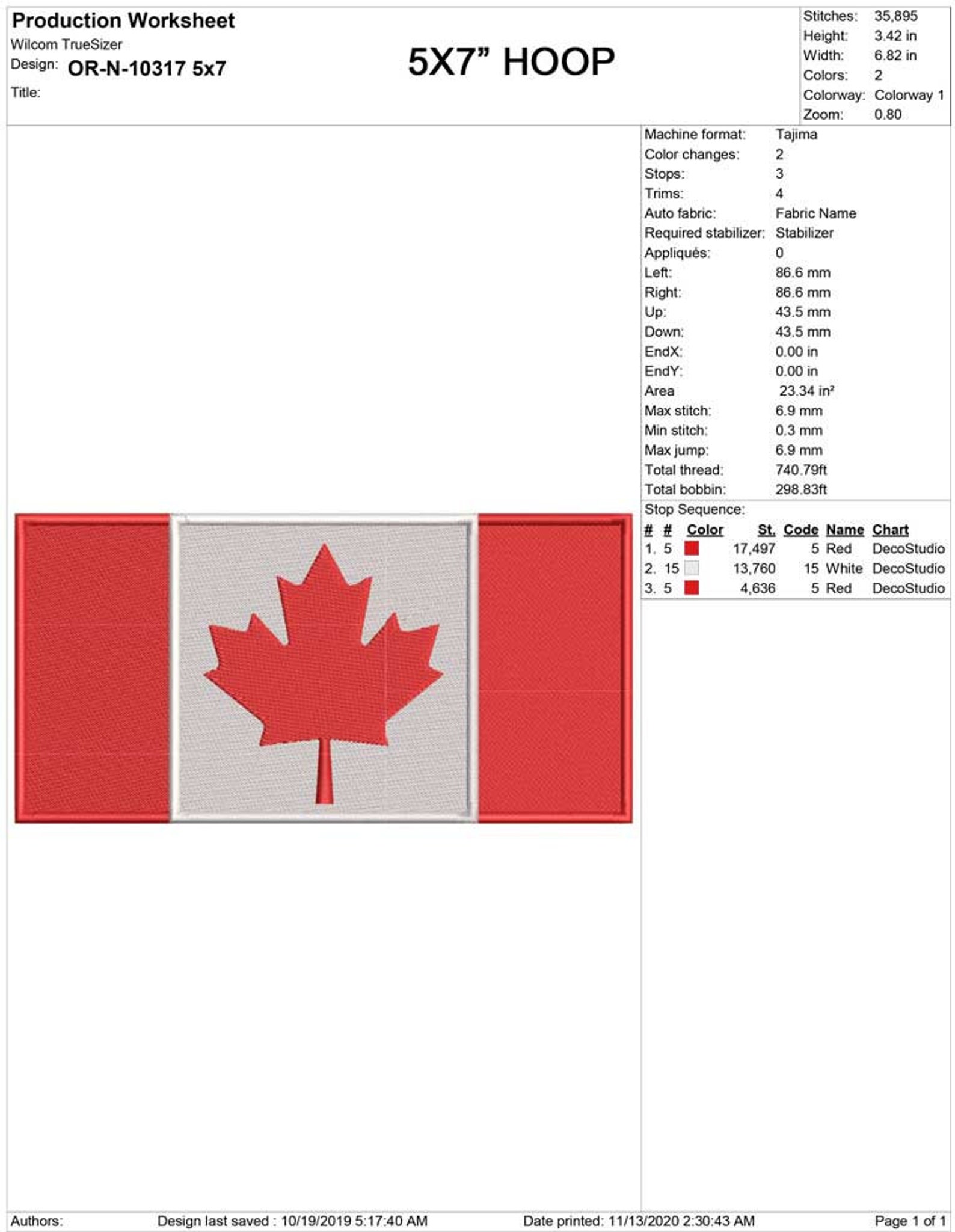 Canada Flag Machine Embroidery Design 2.5x2.5 4x4 and 5x7 - Etsy
