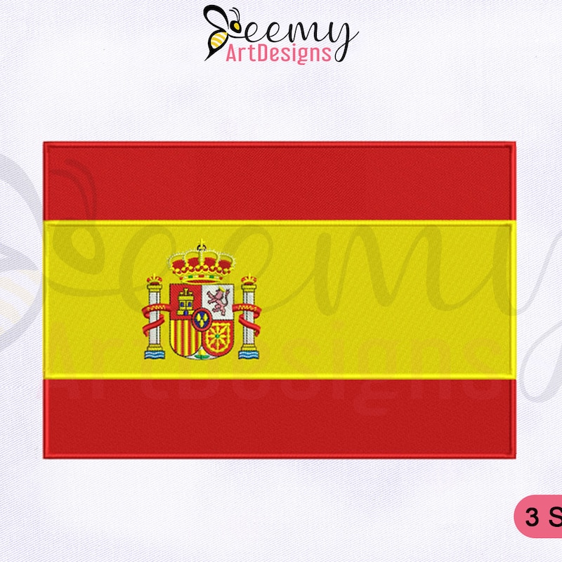 Personalised Flag Spain - Etsy UK