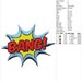 Bang Sign Machine Embroidery Design, 4x4 and 5x7 Hoop, Bang Symbol ...