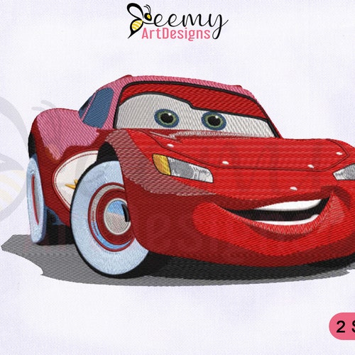 Mcqueen Car Machine Embroidery Design Cars Embroidery - Etsy