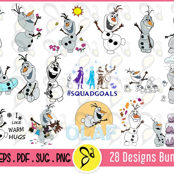 Olaf With Babies Svg - Etsy