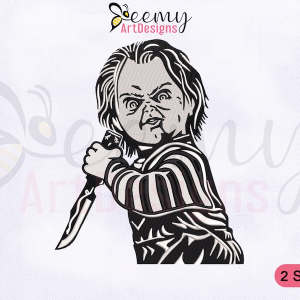 Chucky Embroidery Designs - Etsy