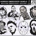 Horror Movies Embroidery Designs Bundle 4x4 & 5x7 Hoop - Etsy