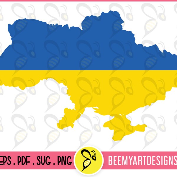 Ukraine Map Stencil - Etsy
