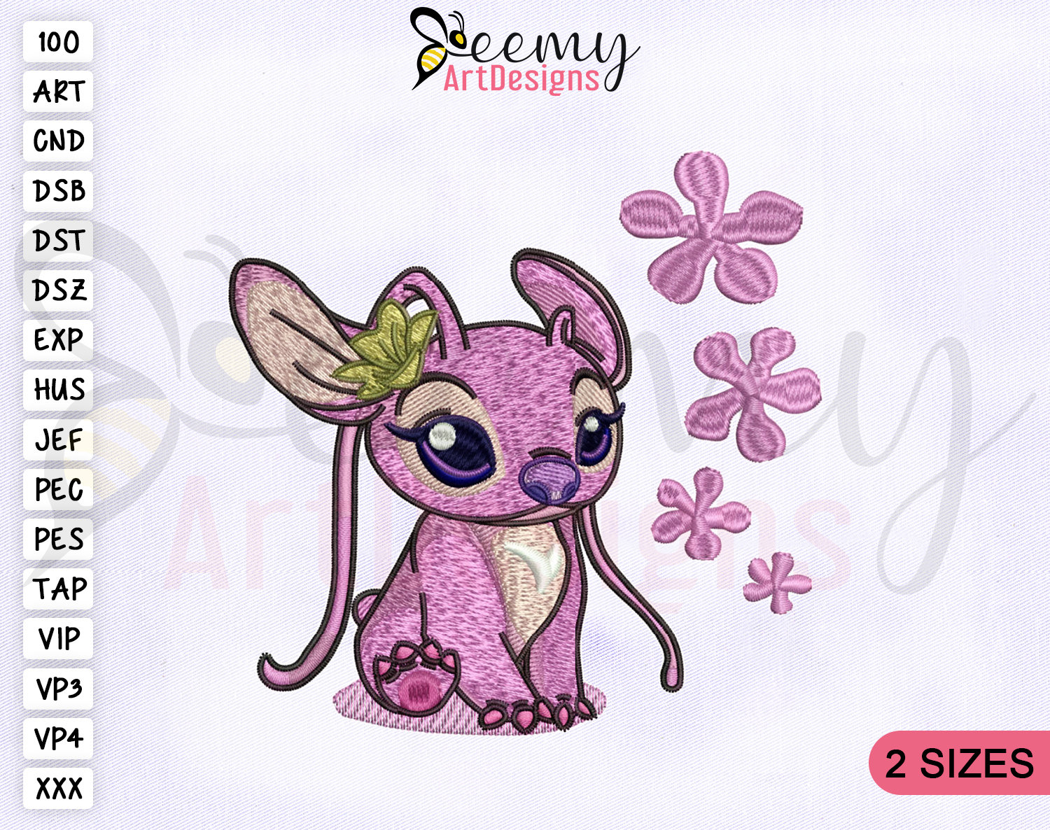 Angel Lilo Machine Embroidery Design Stitch Embroidery - Etsy