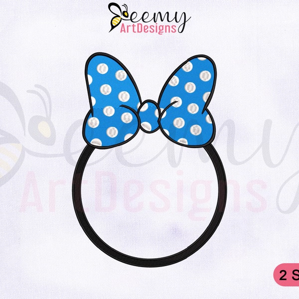 Bow Circle Monogram - Etsy