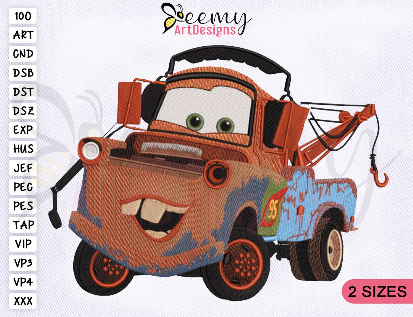 Cars Embroidery Designs Bundle, 2 Sizes EMB Designs, Cars Embroidery ...