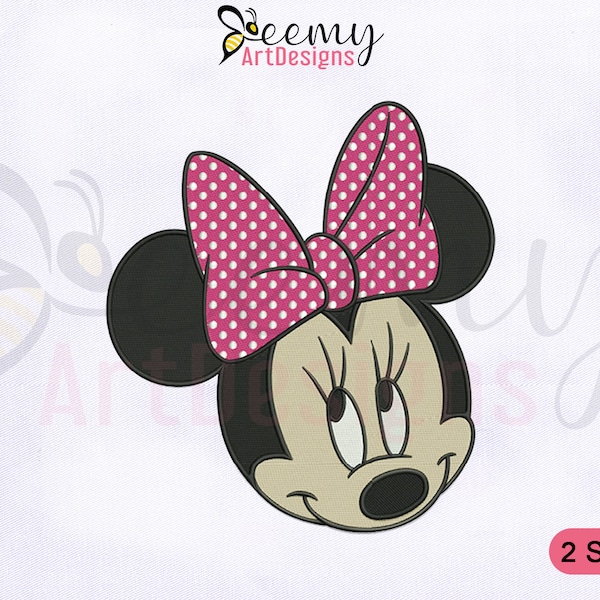 Minnie Mouse Face - Etsy