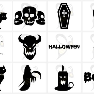 70 Halloween Silhouette Svg Bundle, Halloween Svg Bundle, Halloween ...